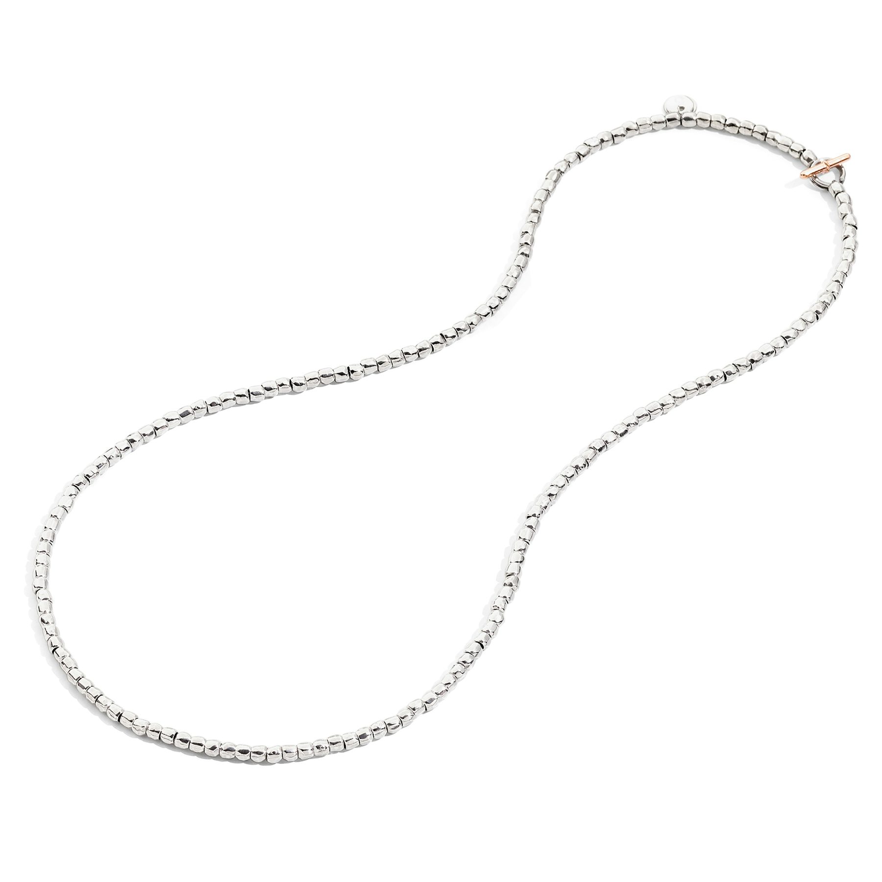 SILVER MINI GRANELLI NECKLACE