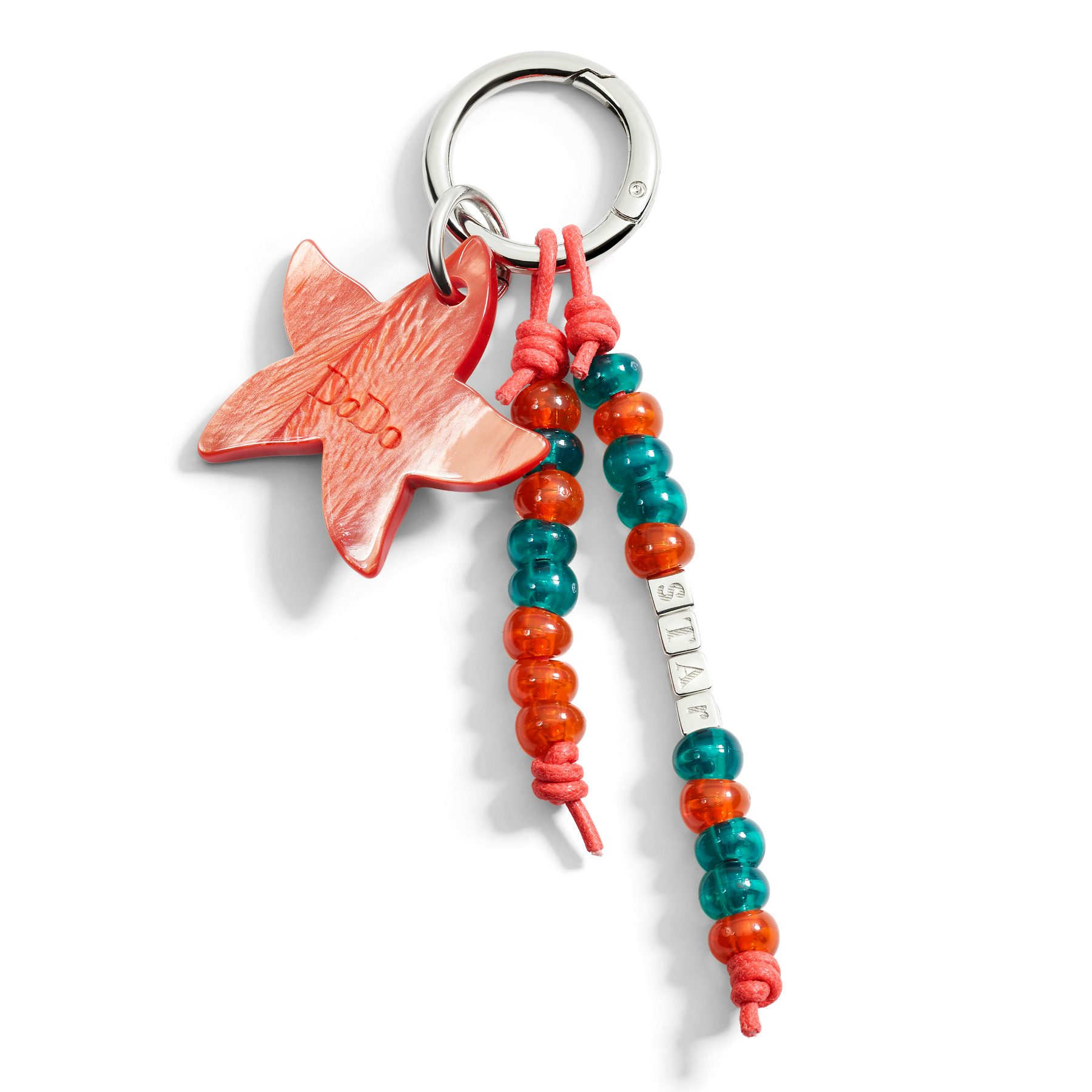 BAG CHARM IN BIORESIN & RECYCLED PLASTIC